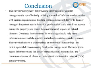 Disaster management approaches in chhattishgarh | PPT