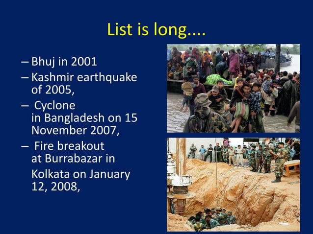 Disaster management armed forces isa | PPTX