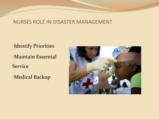 Disaster management at site and at hospital | PPTX