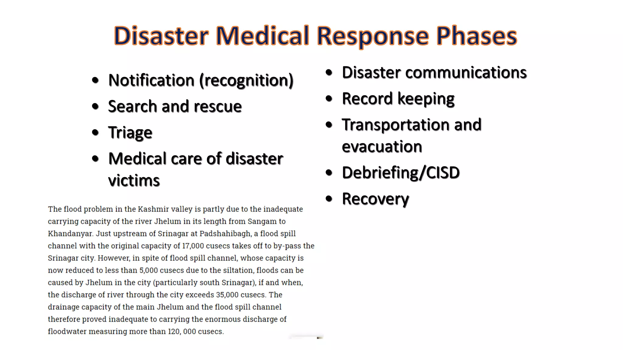 Disaster management cycle | PPTX