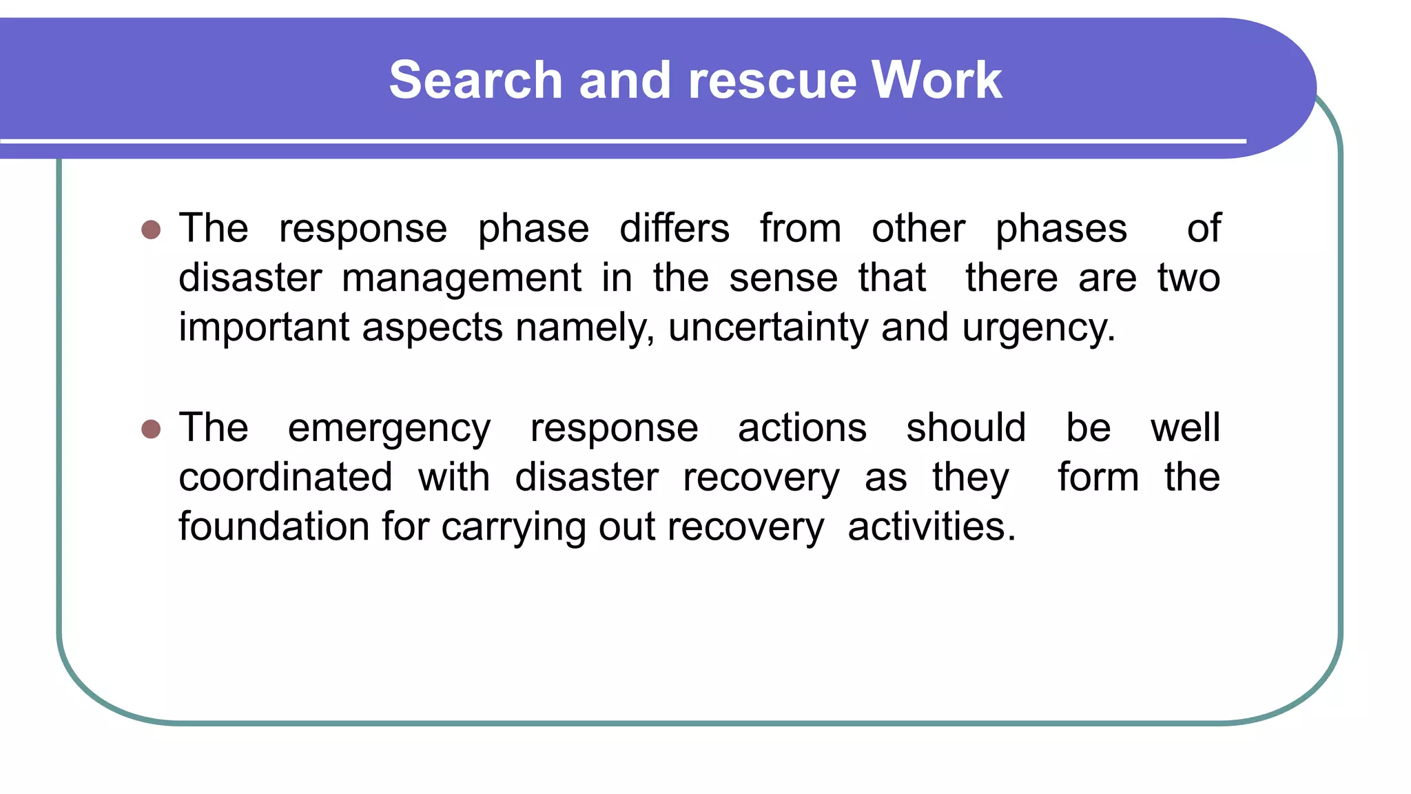 Disaster management cycle | PPTX