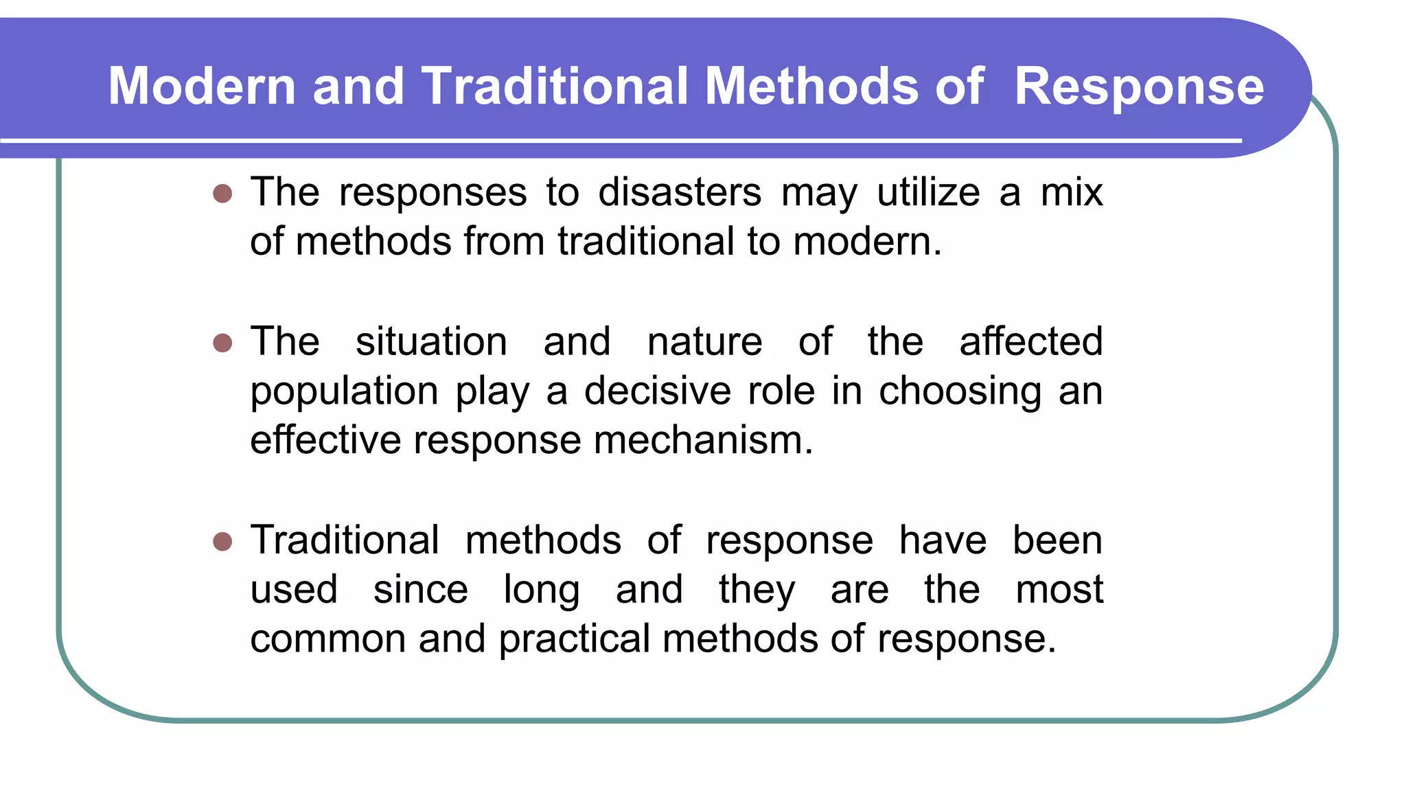 Disaster management cycle | PPTX