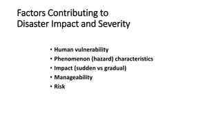 Disaster management cycle | PPTX
