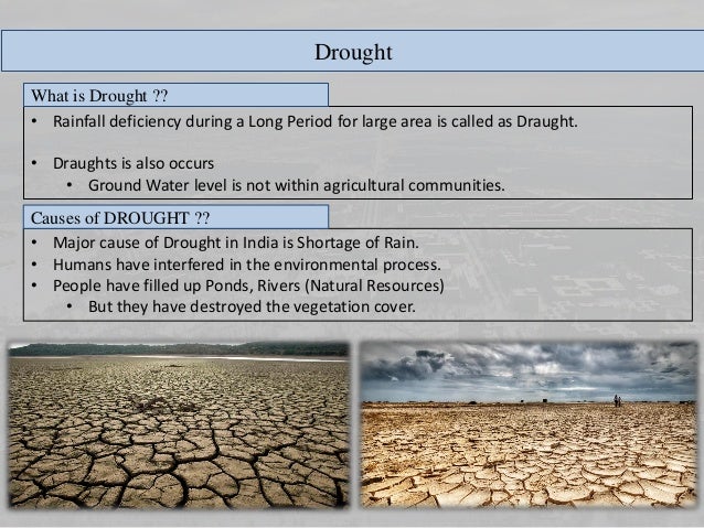 Drought - Disaster Management