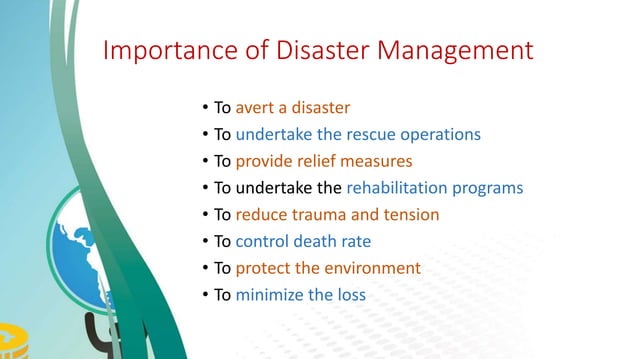 Disaster management final | PPTX