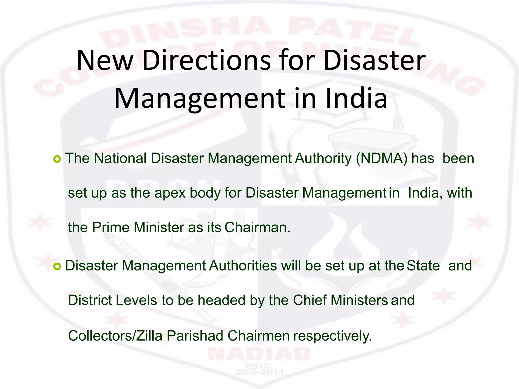 Disaster management Community health | PPSX