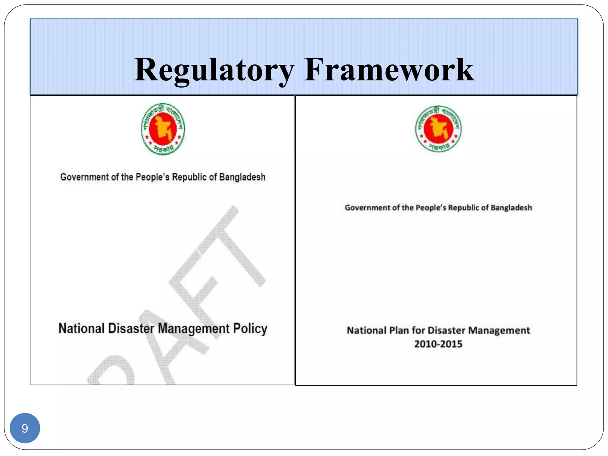 Disaster Management in Bangladesh: Risk Reduction and Challenges | PPTX