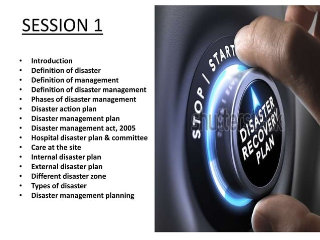 Disaster management in hospital ppt | PPTX | First Aid | Injuries