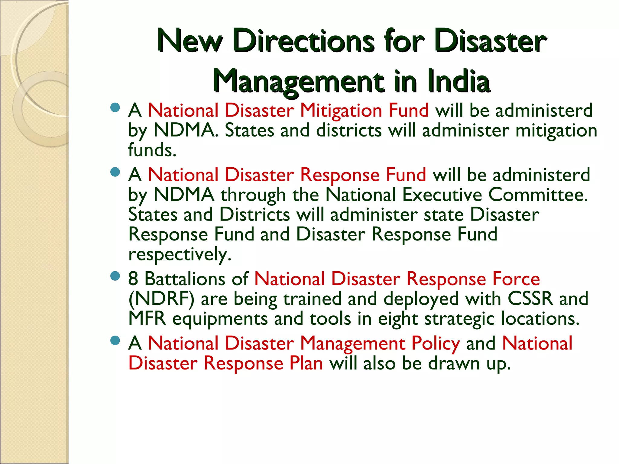 Disaster management in india | PPT