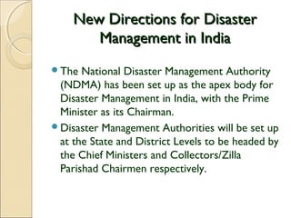 Disaster management in india | PPT