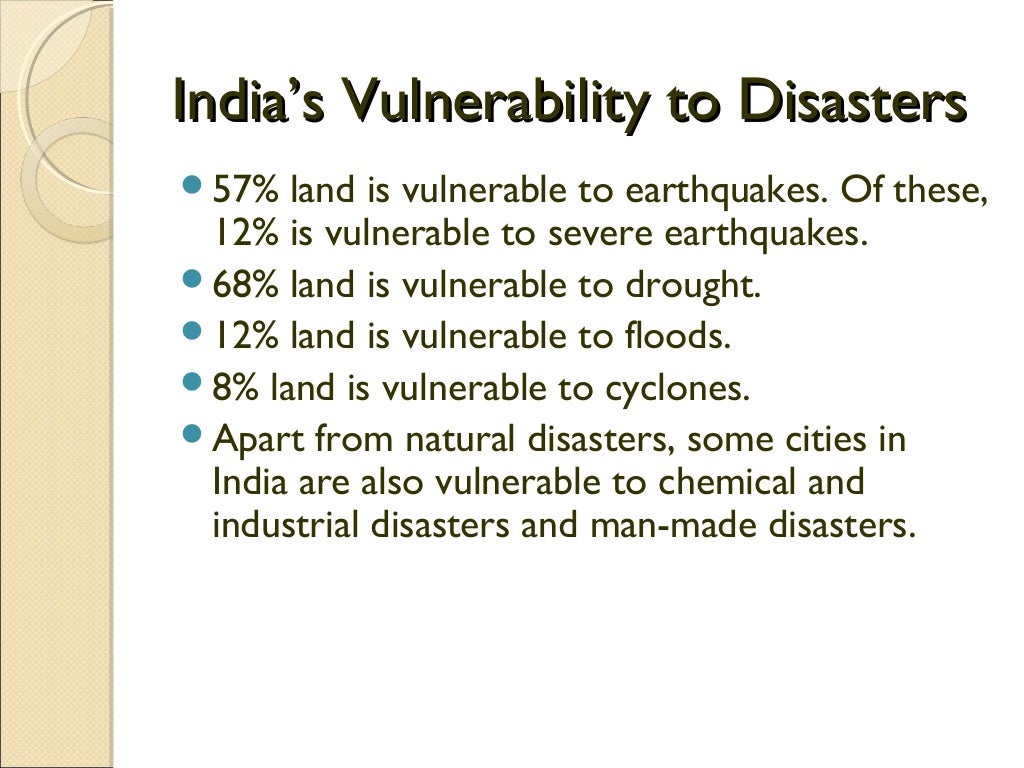 Disaster management in india