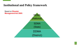 Disaster management in india | PPTX