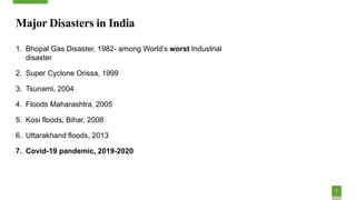 Disaster management in india | PPTX