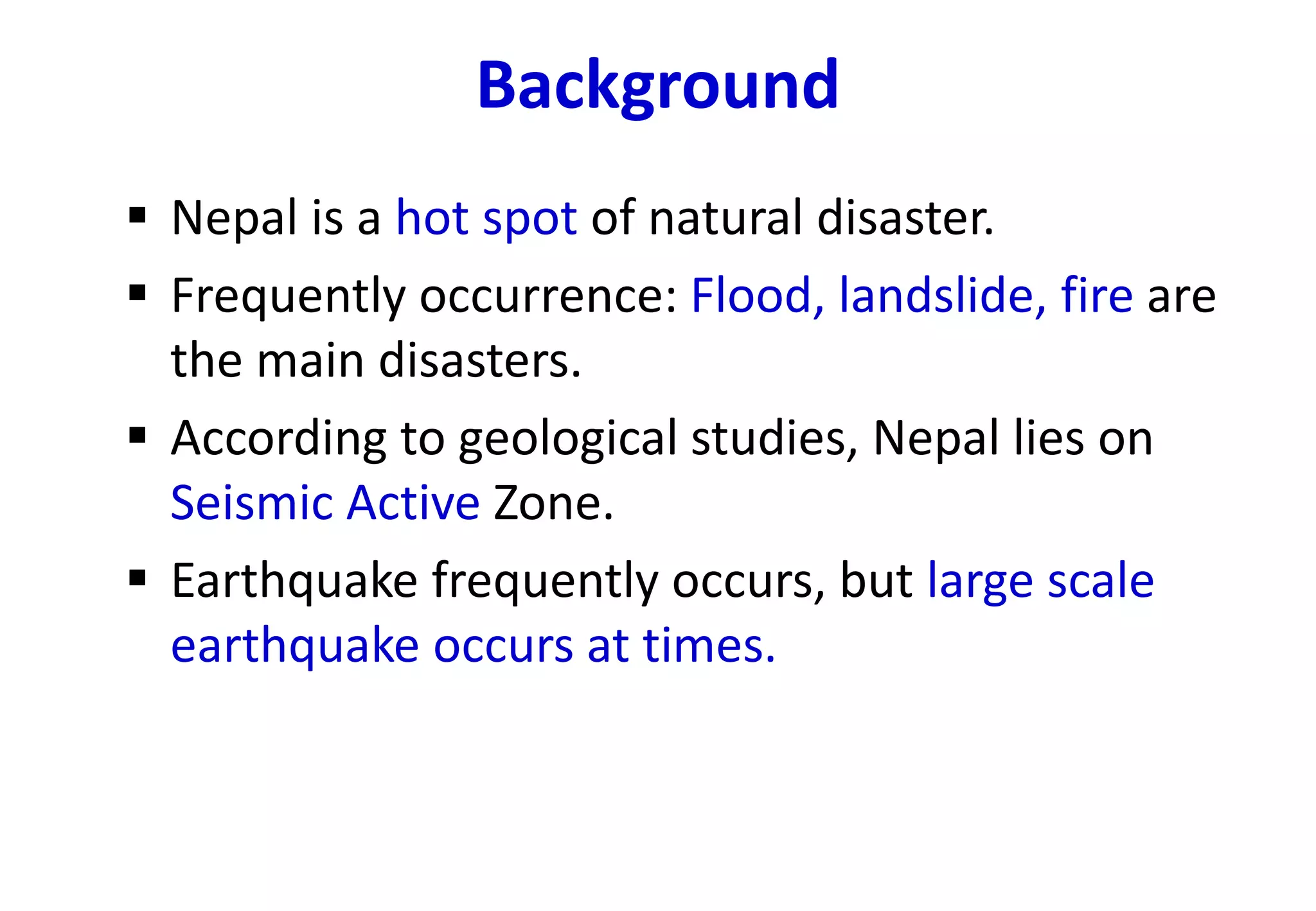 Disaster management in Nepal.ppt