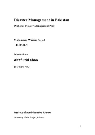 Disaster management in_Pakistan (6) | PDF