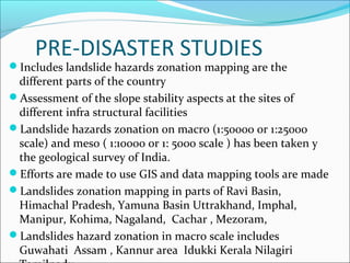 Disaster management landslide | PPT