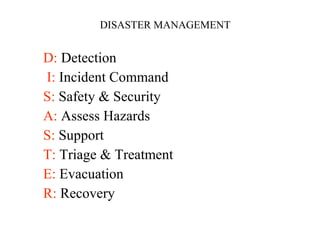 Disaster management its forms and effects | PPT