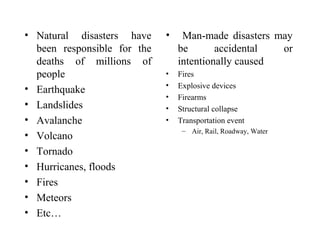 Disaster management its forms and effects | PPT