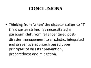 Disaster management mental health perspective dr p.b.patil | PPTX