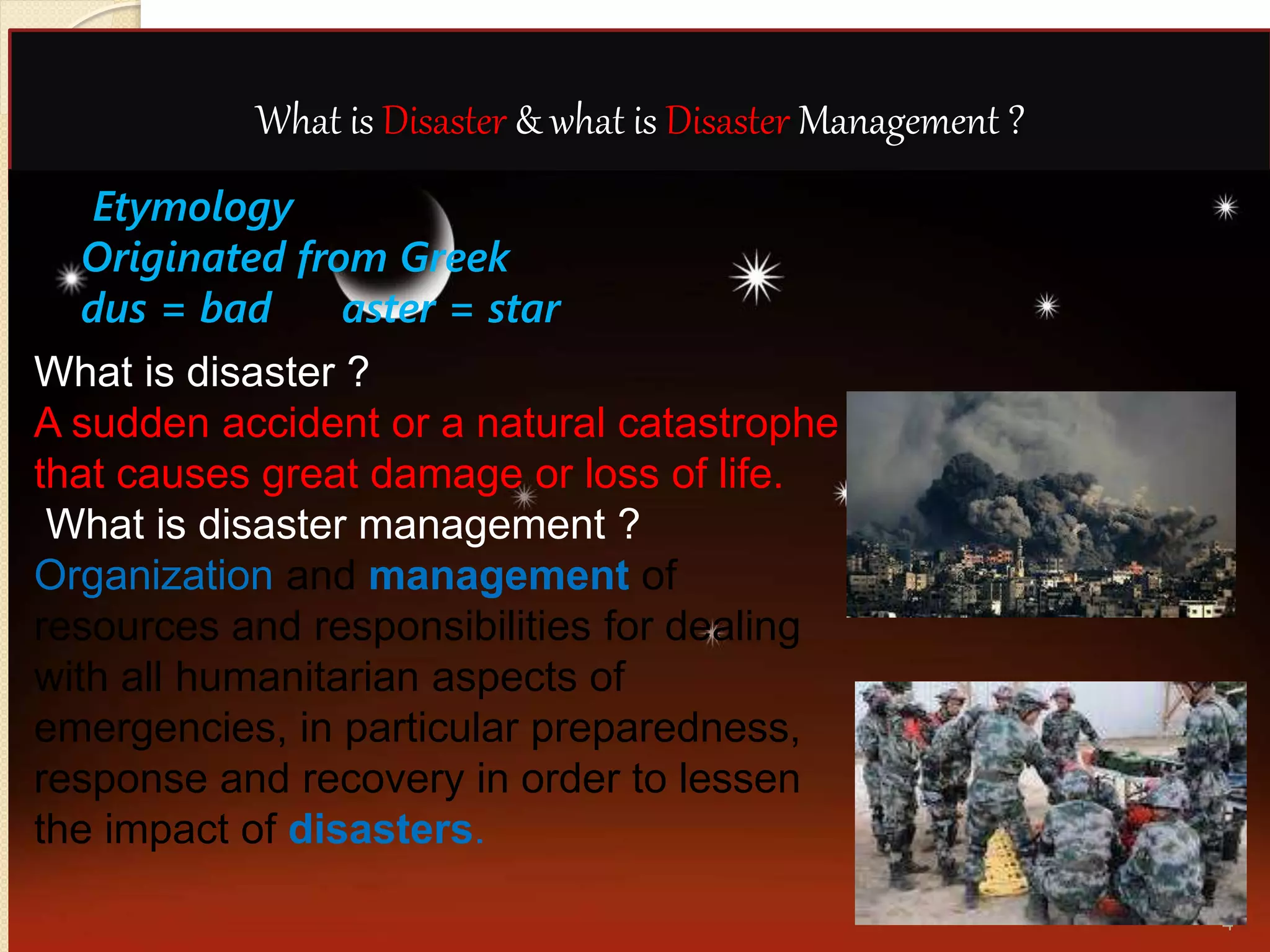 international Disastermanagement | PPTX