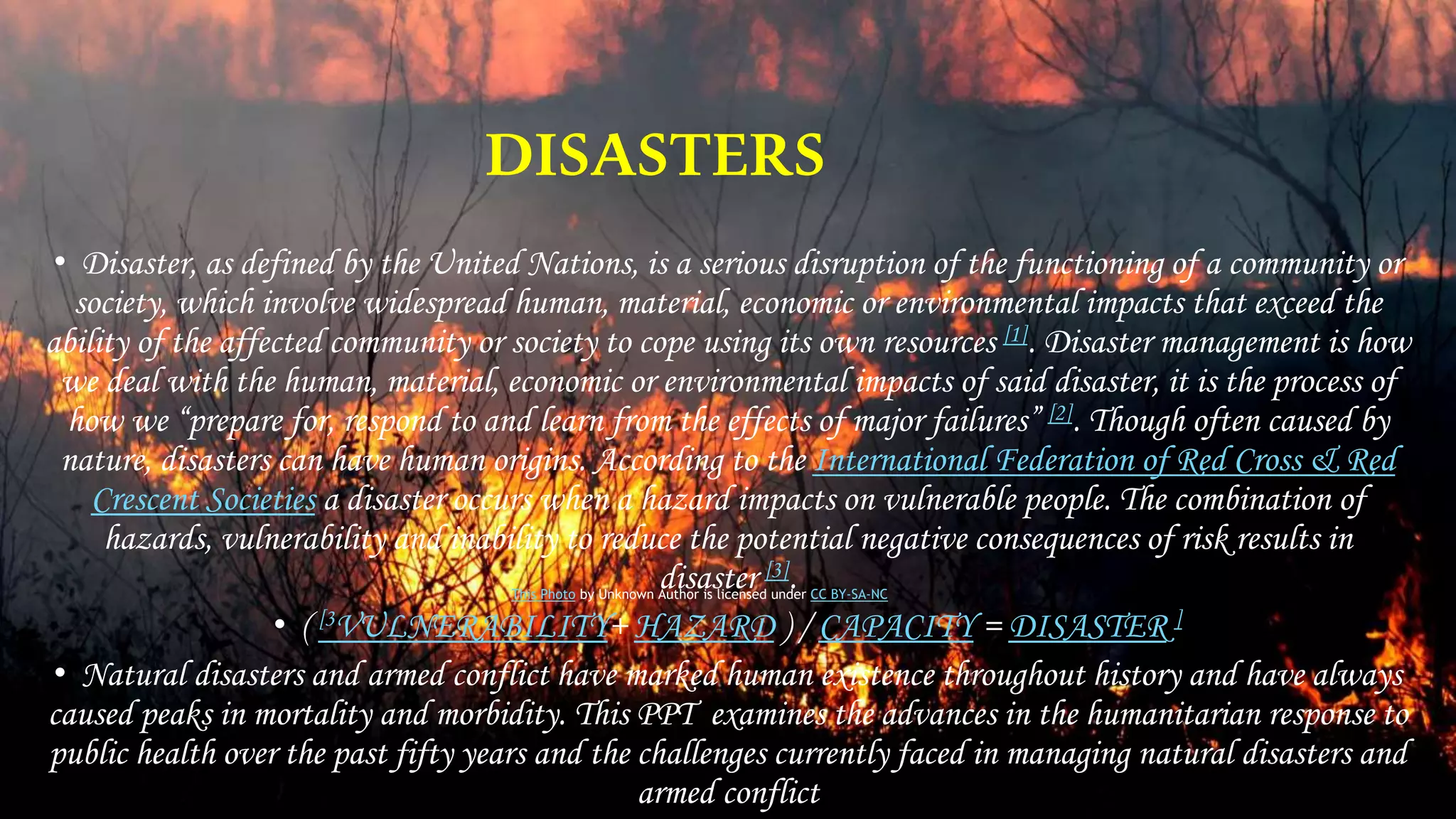 POWERPOINT PRESENTATION ON DISASTER MANAGEMENT | PPTX