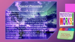 POWERPOINT PRESENTATION ON DISASTER MANAGEMENT | PPTX
