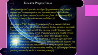 POWERPOINT PRESENTATION ON DISASTER MANAGEMENT | PPTX