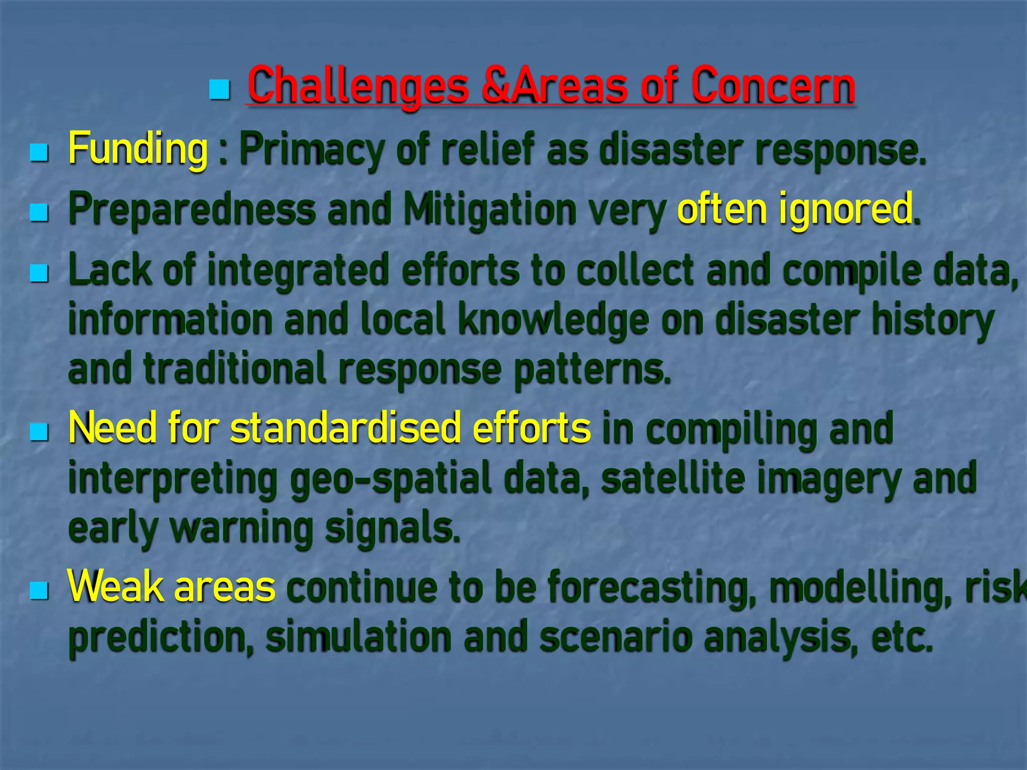 Disaster management organizations of india and international peterpdb | PDF