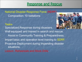 Disaster management organizations of india and international peterpdb | PDF