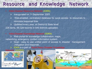 Disaster management organizations of india and international peterpdb | PDF