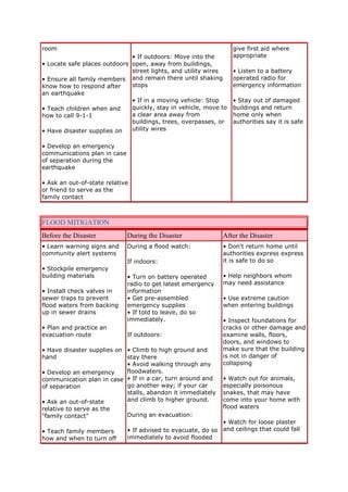 Disaster management plan | PDF
