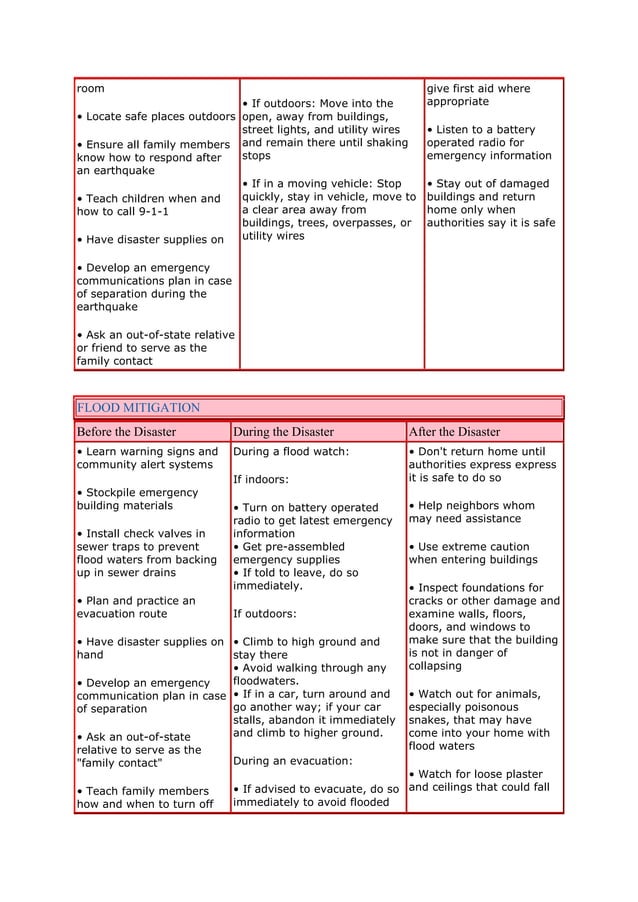 Disaster management plan | PDF