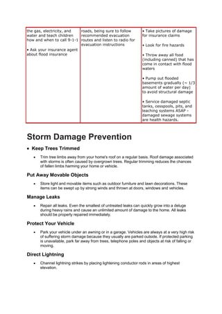 Disaster management plan | PDF