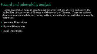 Disaster management and planning | PPTX