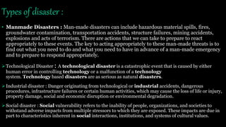Disaster management and planning | PPTX