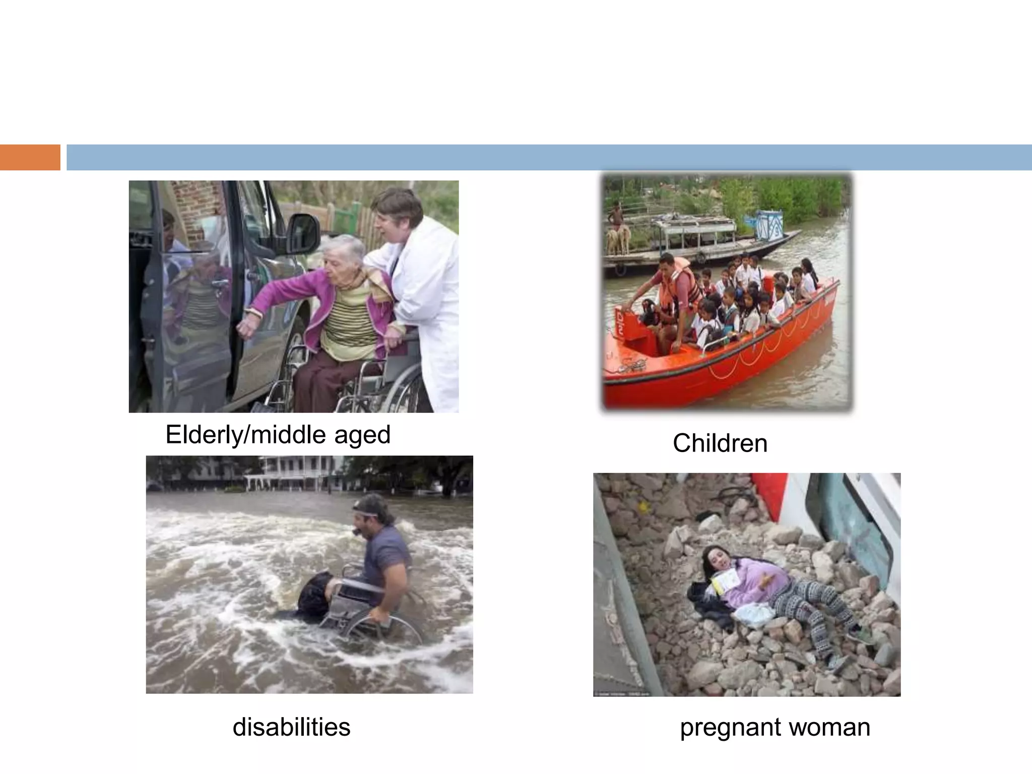 Disaster management and population with special needs disaster ...