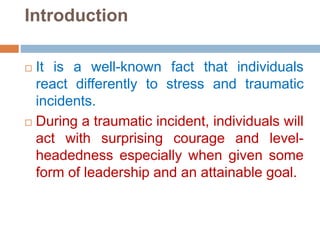 Disaster management and population with special needs disaster ...