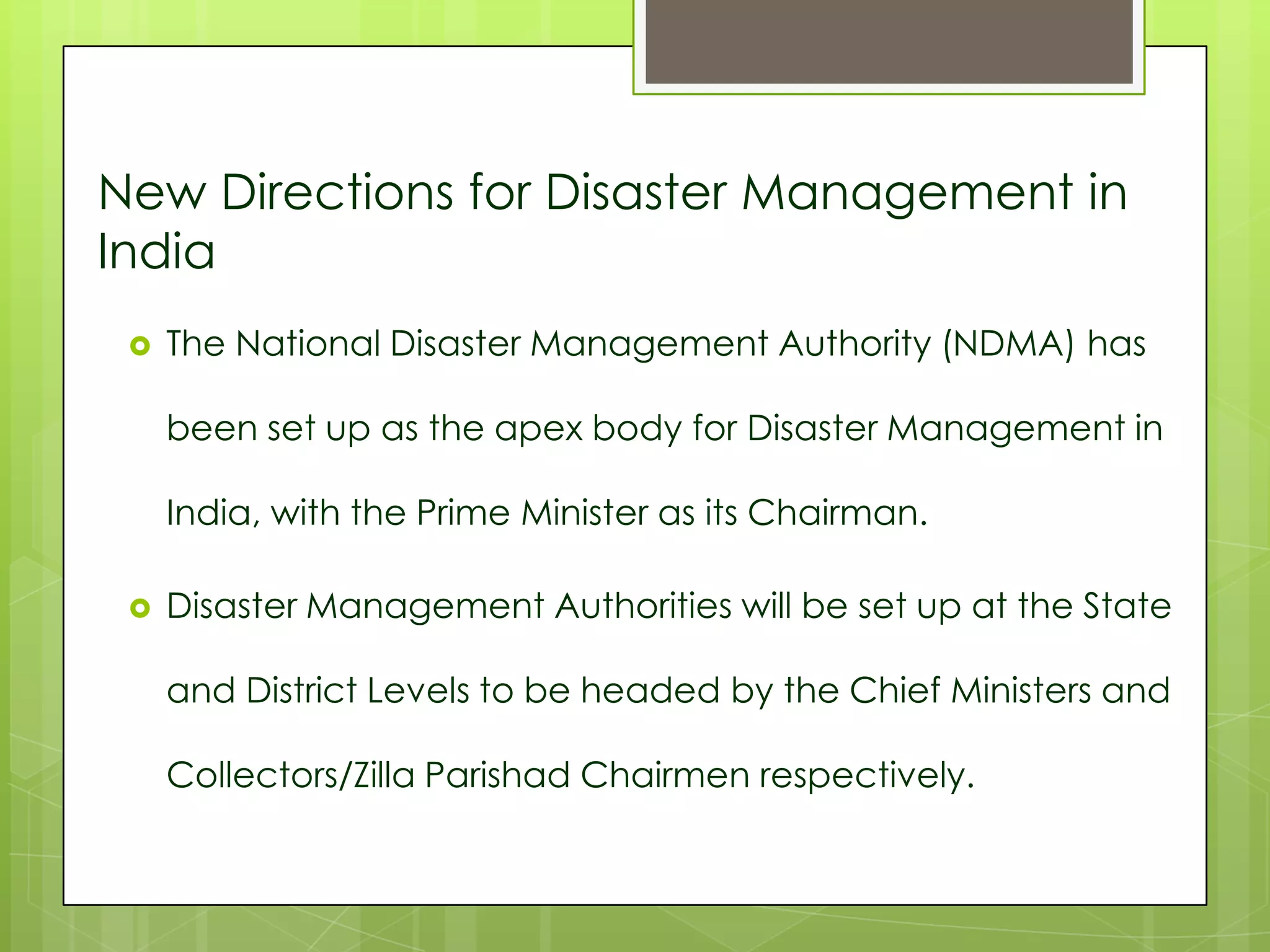 Disaster management ppt | PPT