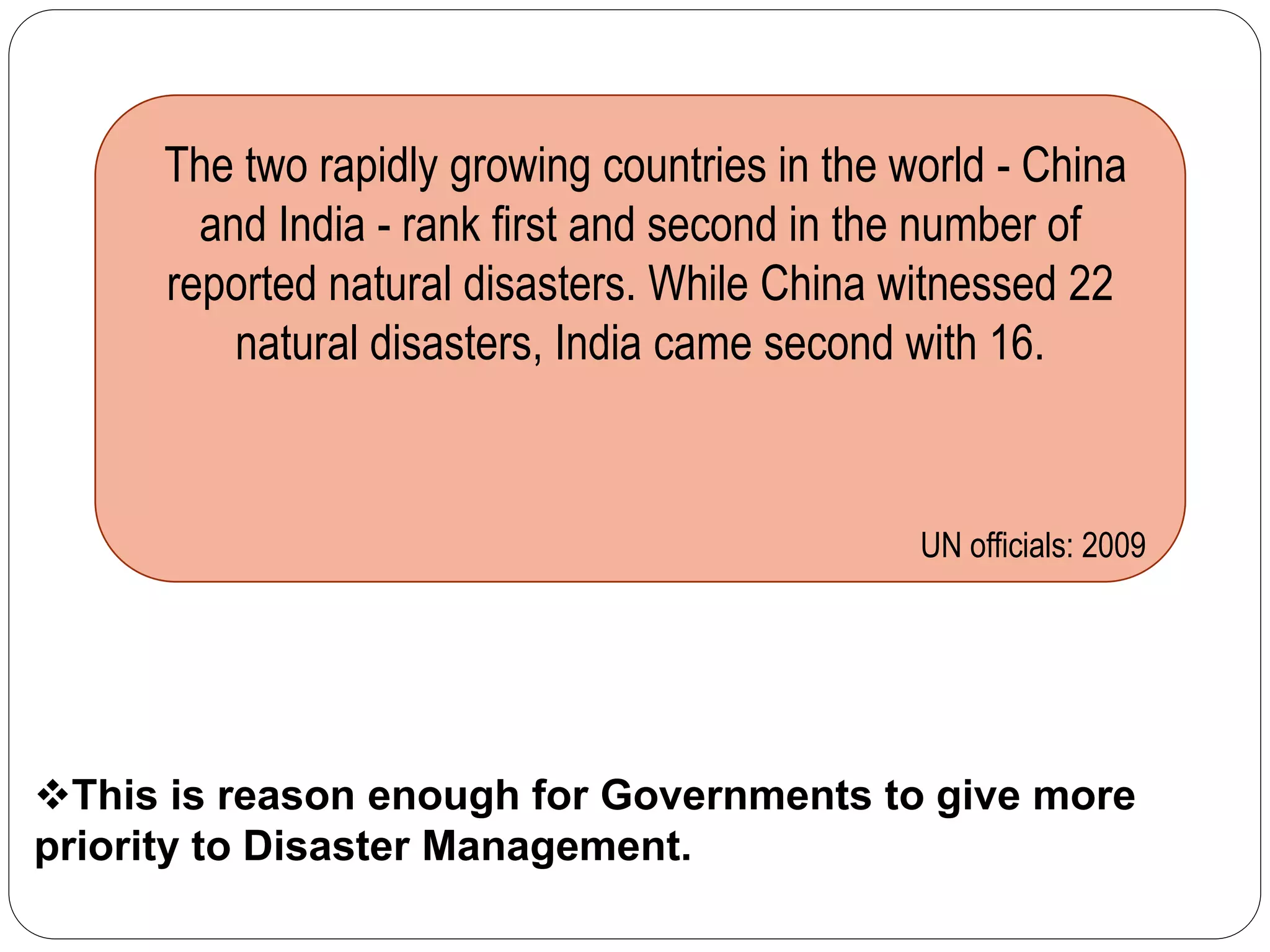 Disaster Management Ppt Pptx Geography Science