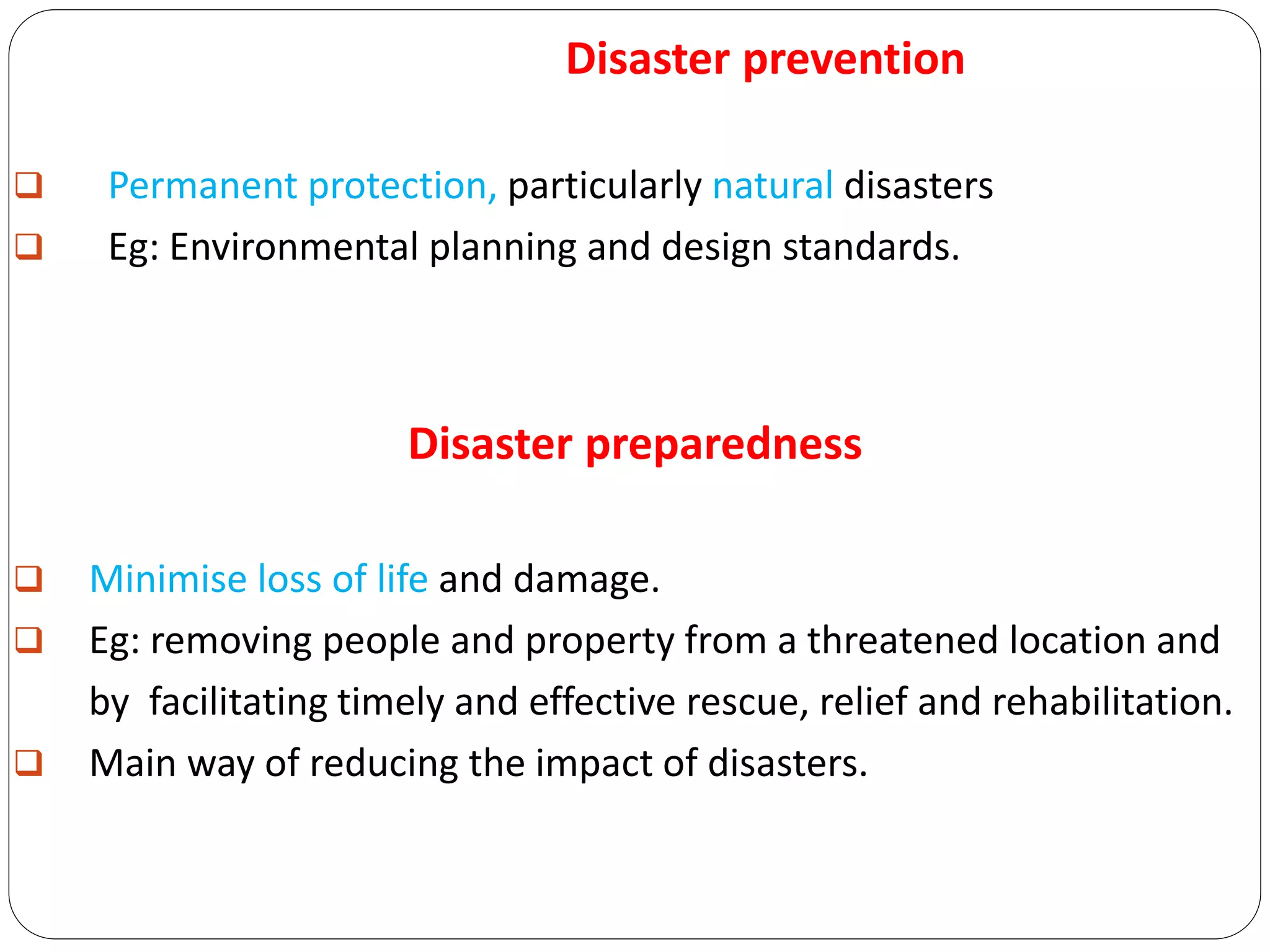 Disaster Management Ppt Pptx Geography Science