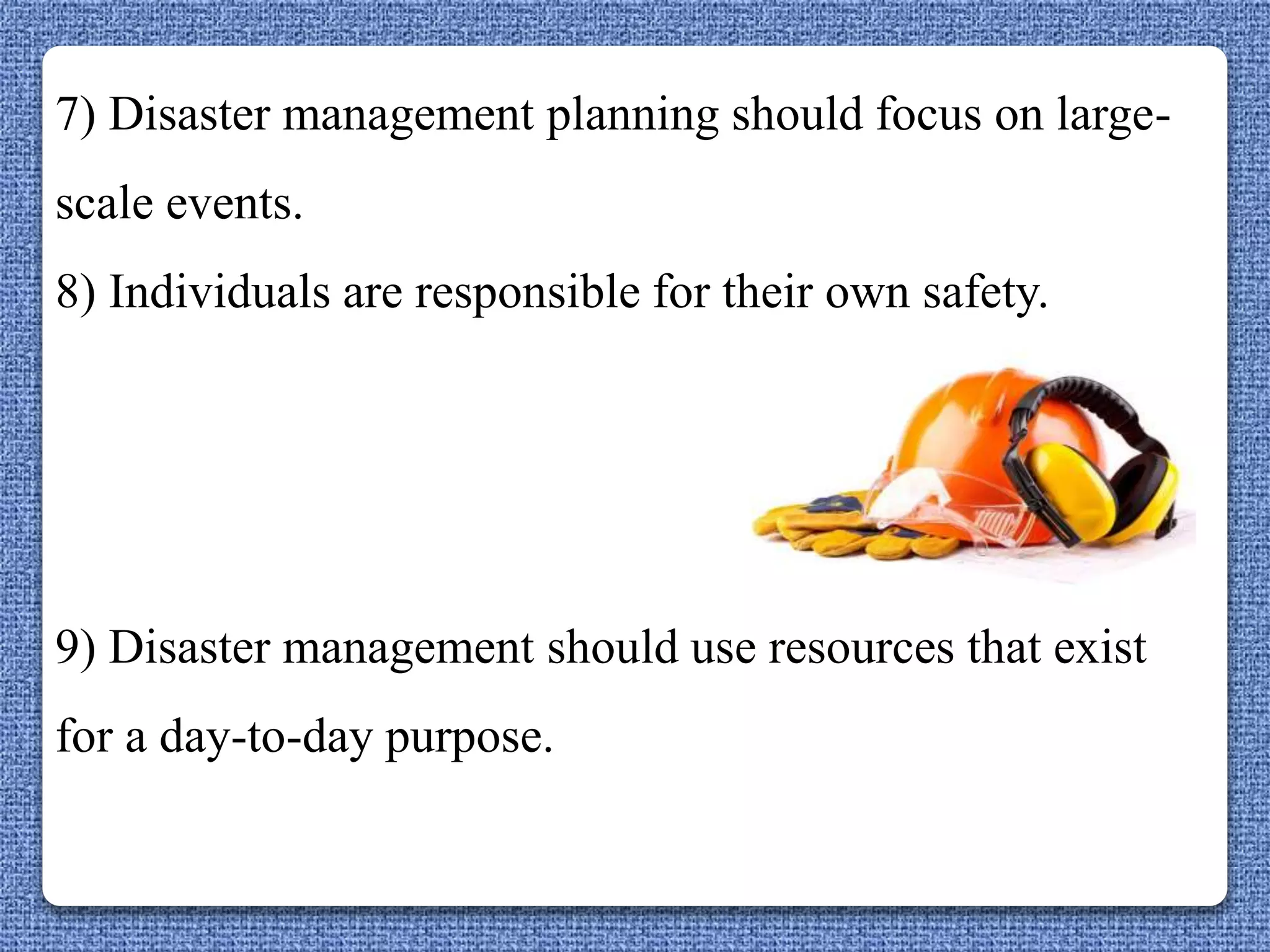 Disaster management ppt | PPTX