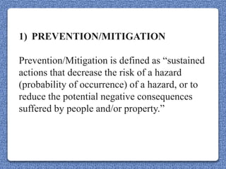 Disaster management ppt | PPTX