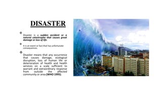 Disaster management ppt | PDF