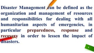 Disaster management PowerPoint presentation safna | PPT