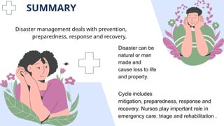 Disaster management for Bsc nursing 7th semester | PPTX