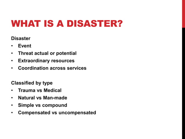 Disaster management principles | PPTX | First Aid | Injuries