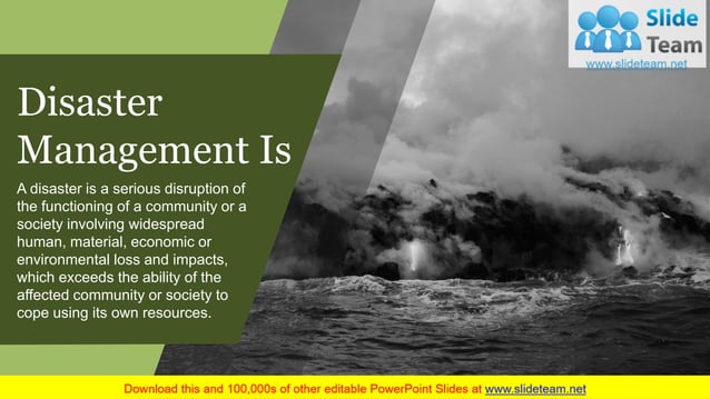 Disaster Management Process And Significance PowerPoint Presentation ...