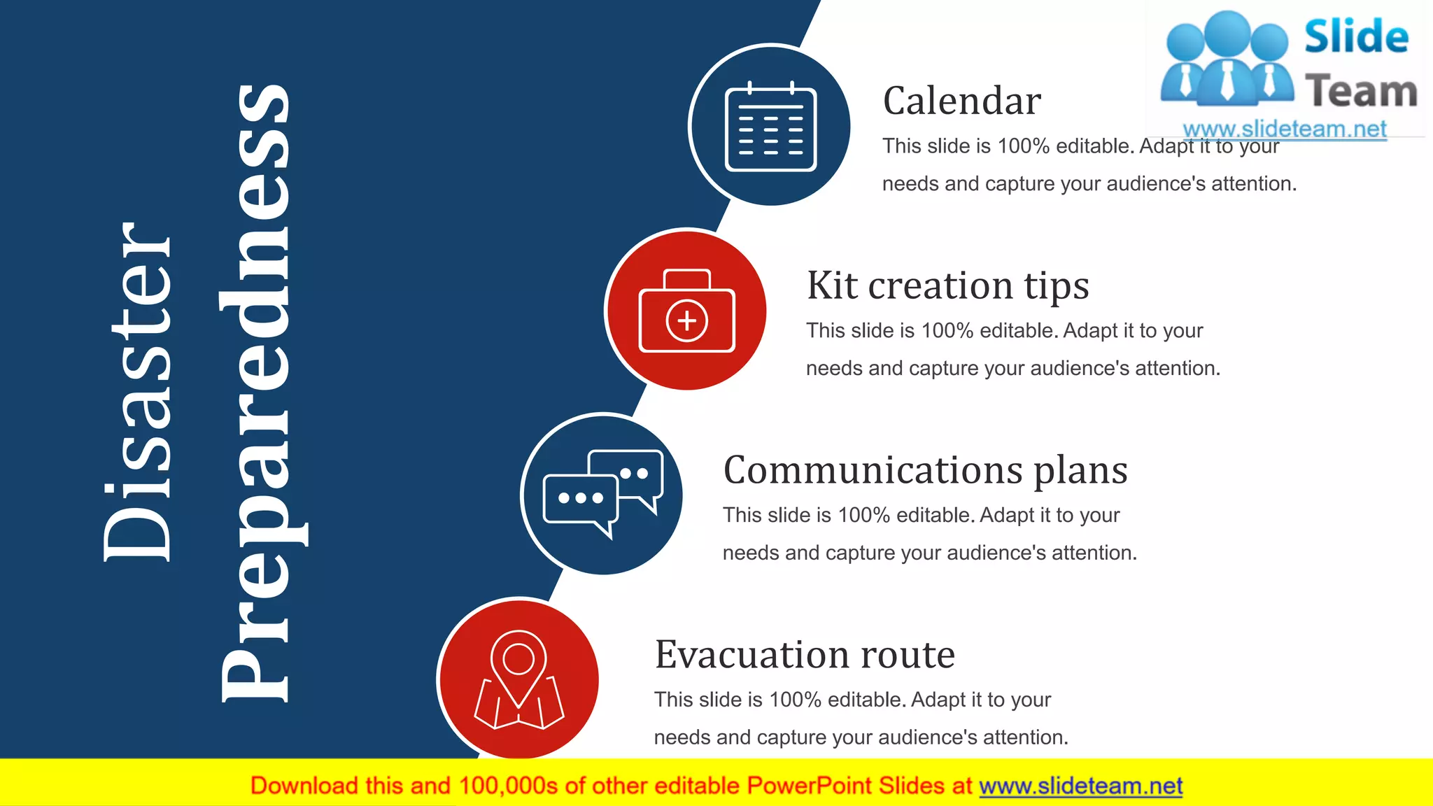 Disaster Management Process Life Cycle PowerPoint Presentation Slides | PPT