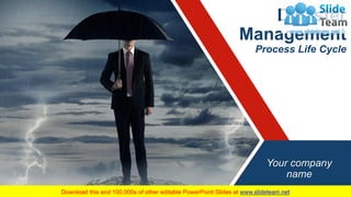 Disaster Management Process Life Cycle PowerPoint Presentation Slides | PPT