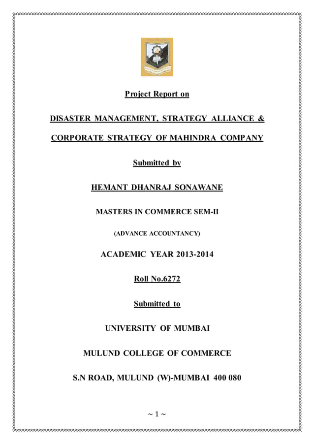 Disaster management project | DOCX | First Aid | Injuries